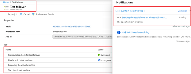 Moving Azure VM Using Recovery Service Vault – DB Cloud TECH